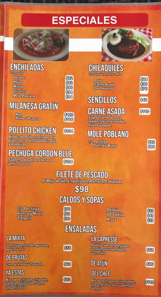 Menu at Tortas, Tacos, Quesadillas y más.. Ya estas! restaurant, Cancún ...
