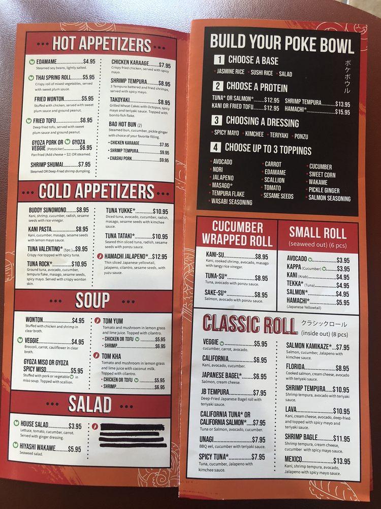 Menu at Rice and Roll restaurant, Pembroke Pines