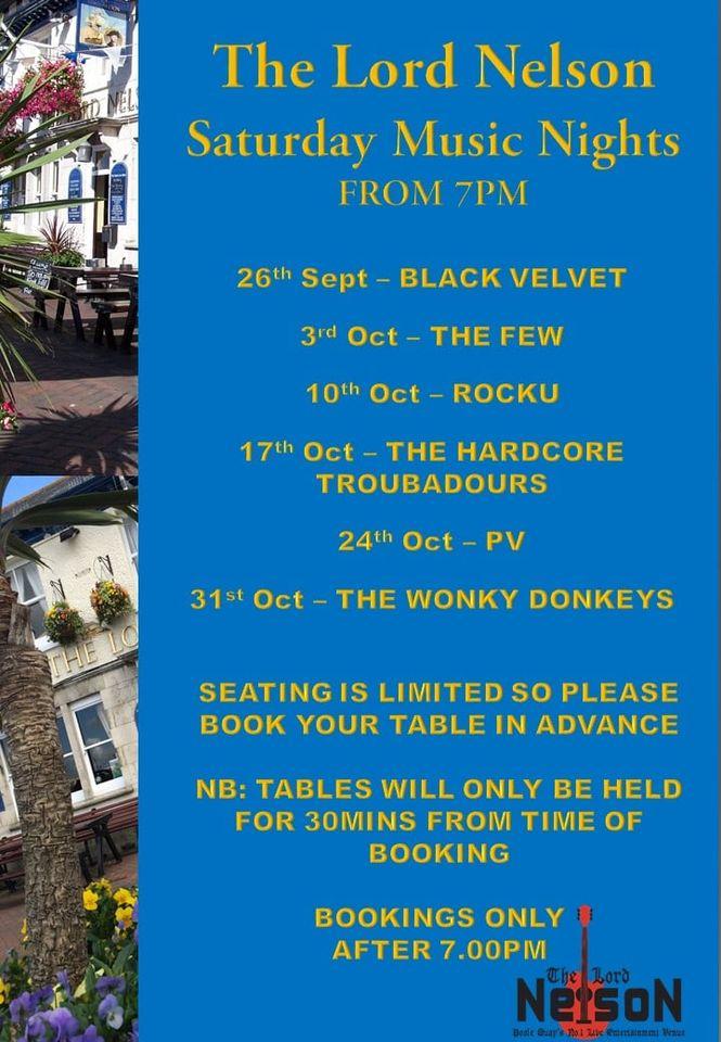 Lord Nelson Poole in Poole - Restaurant menu and reviews