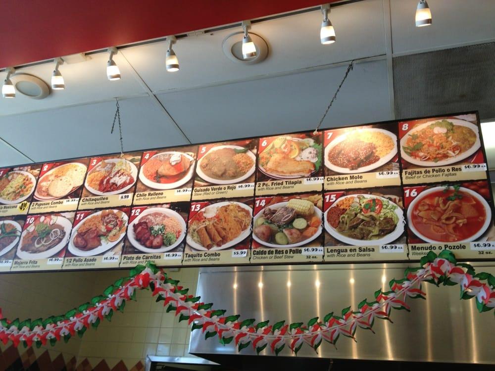 Menu at Northgate Market restaurant, Culver City, Inglewood Blvd