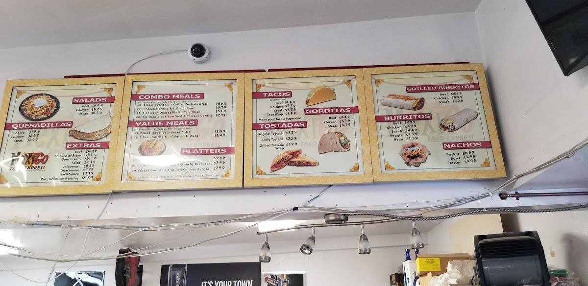 Menu at Valero - Modoc Mini Mart, Alturas