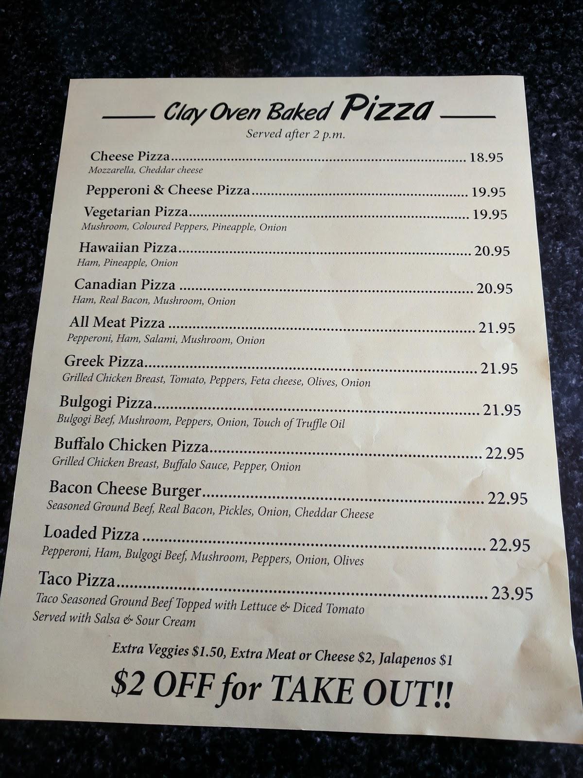 Menu at Birch Tree Cafe, Birch Hills