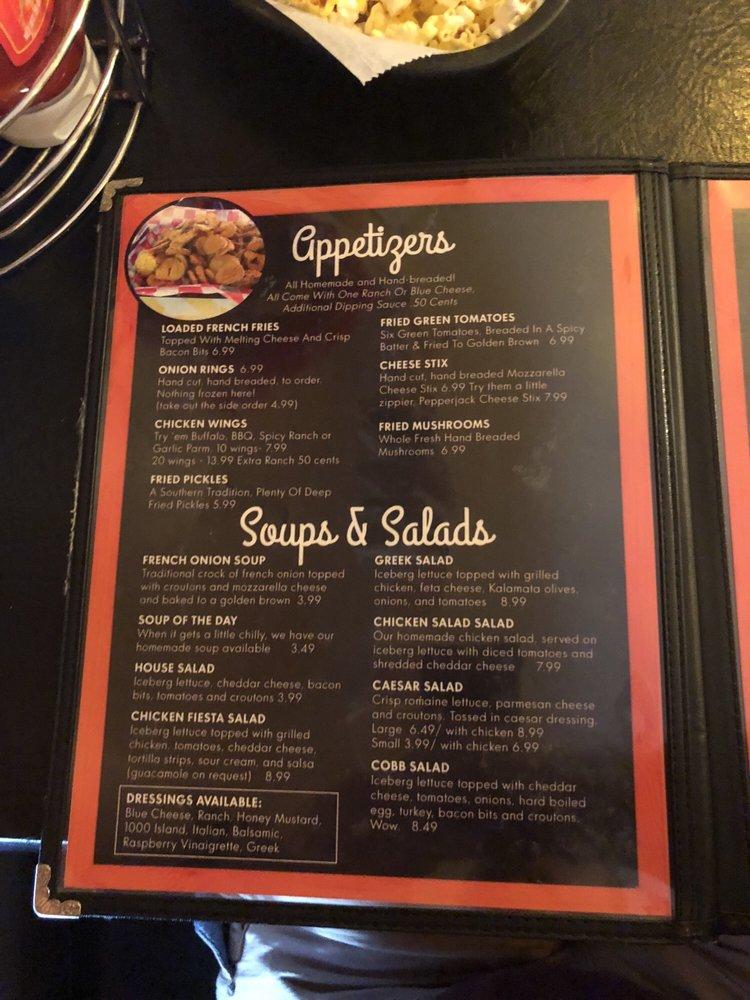 Menu at Seymour Grille restaurant, Seymour