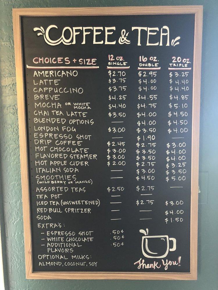 Menu at Common Grounds Cafe, Port Angeles