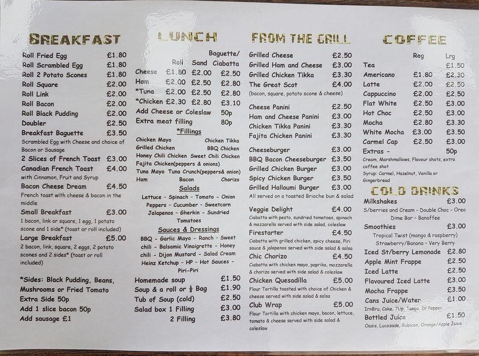Menu at Delissimo restaurant, Airdrie