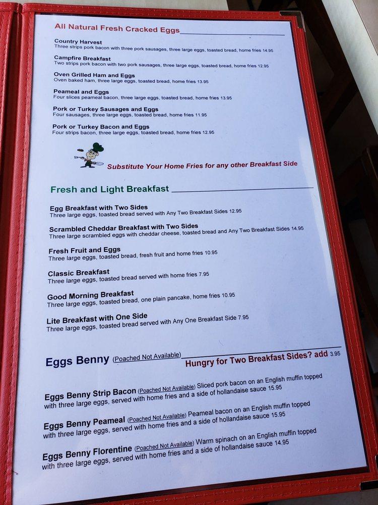 Menu at Flips Restaurant, Brampton