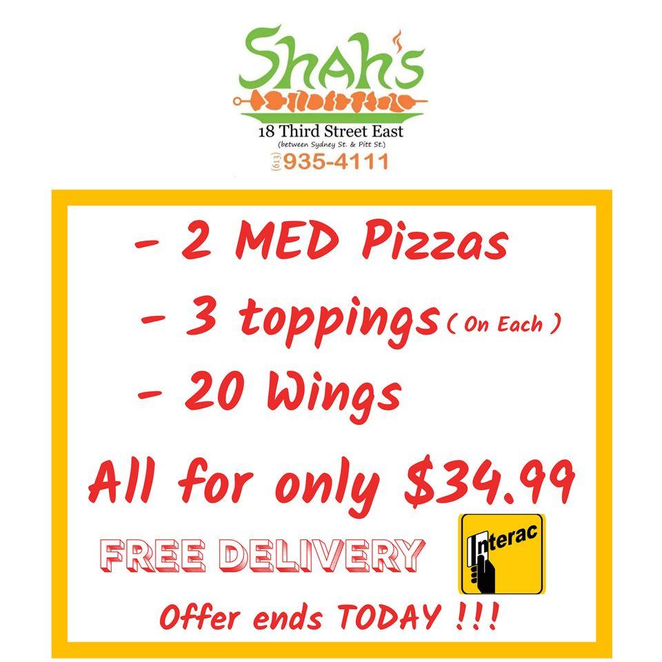 Shah's Halal Grill and Grocery in Cornwall - Restaurant menu and reviews