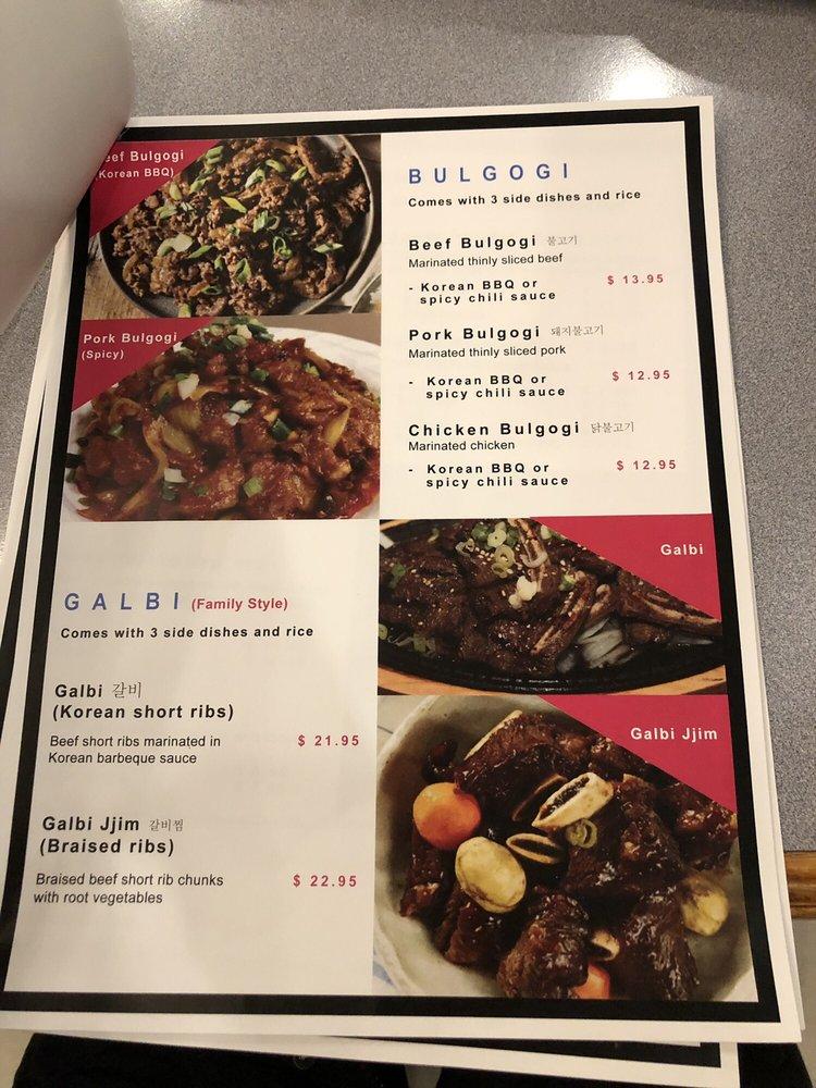 Menu at Seoul Mama Bloomington restaurant, Bloomington