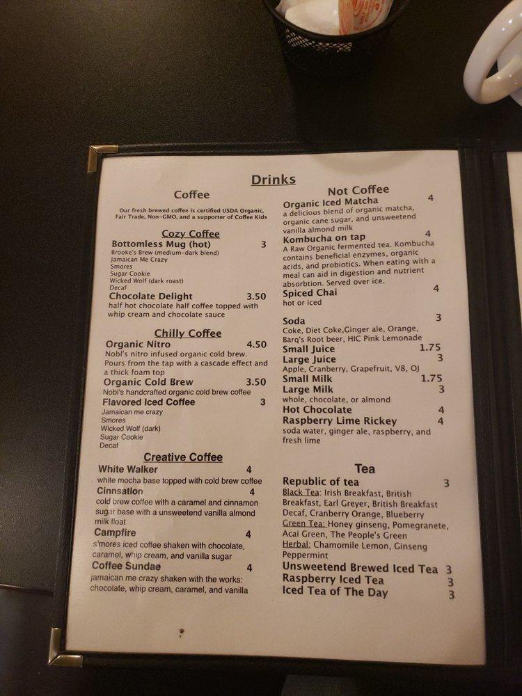 Menu at Will & Co. Cafe, Plymouth