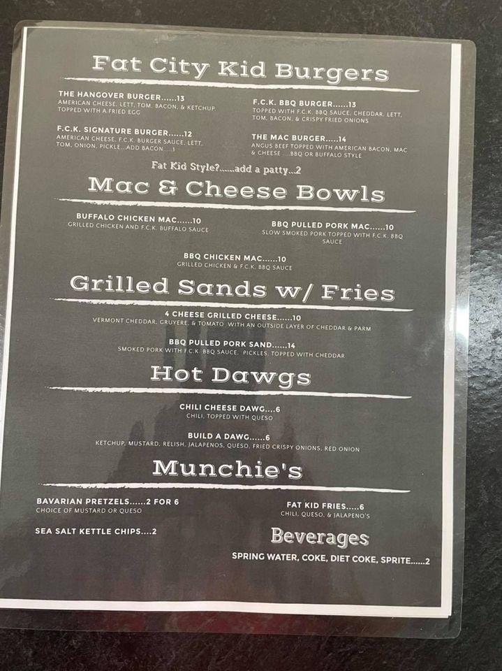 Menu at Shamrock Cafe, Suffield, East Street S
