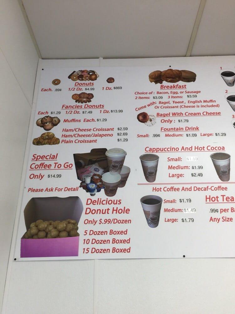 Menu at BoSa Donuts fast food, Phoenix, 710 E Union Hills Dr