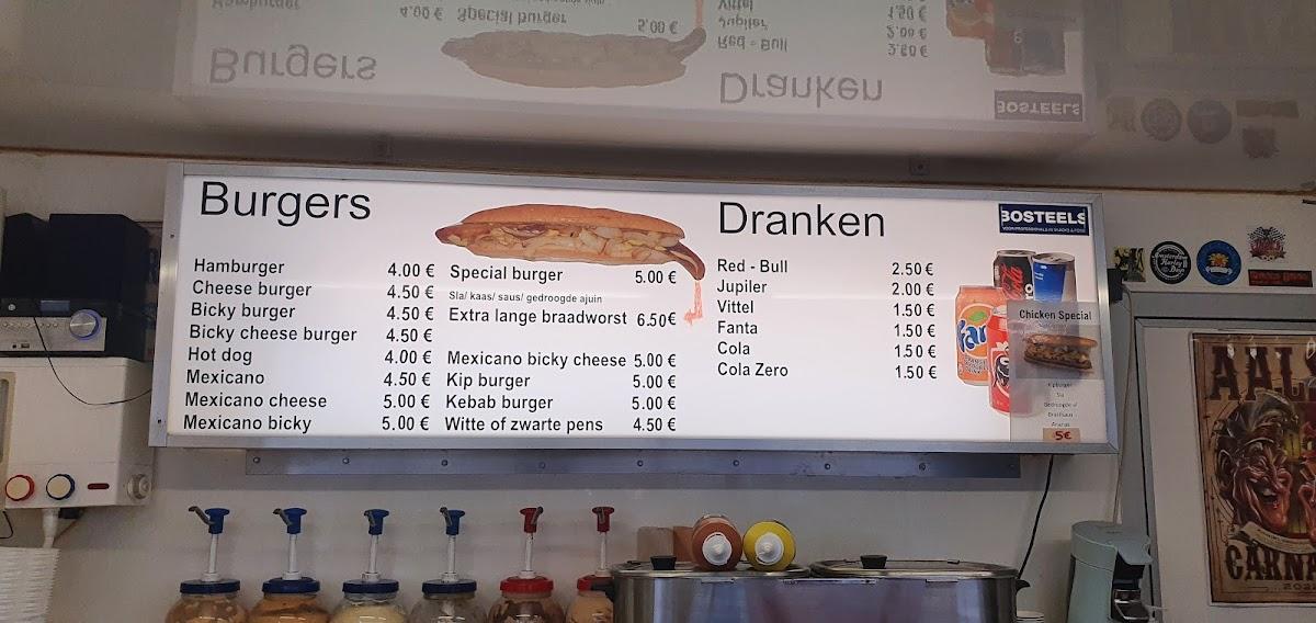 Menu at Burger'KEN', Aalst