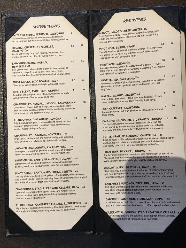 Menu at Asian Paradise restaurant, Loveland