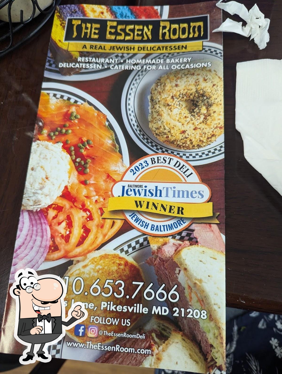 The Essen Room, Pikesville - Restaurant menu, prices and reviews