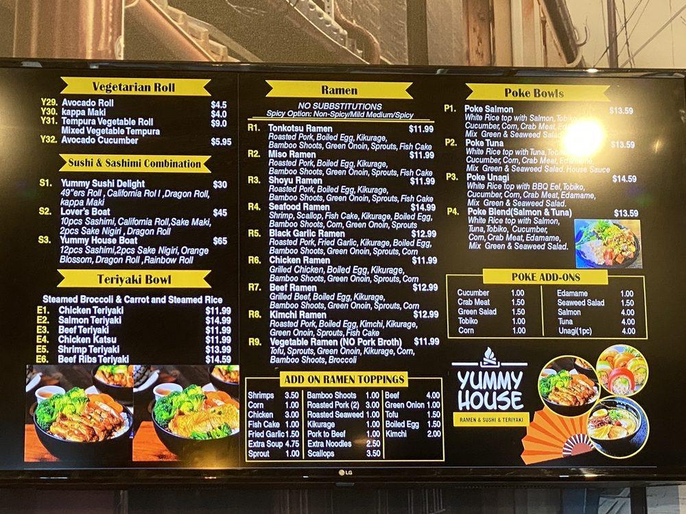 Menu at Yummy house(El Portal Dr) restaurant, San Pablo