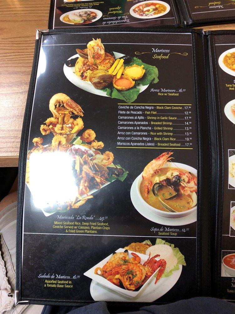 Menu at La Ronda Restaurant, North Plainfield