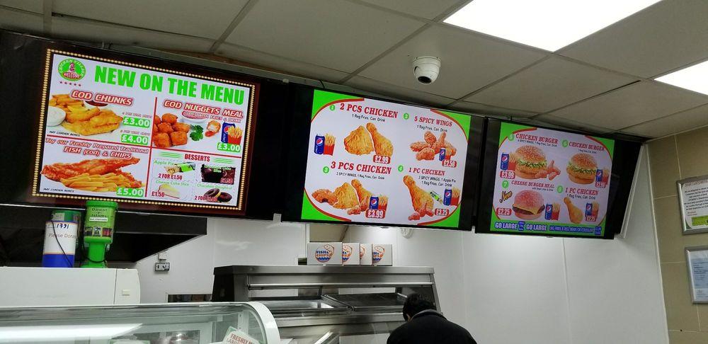 Menu at Chicken Village London fast food, London