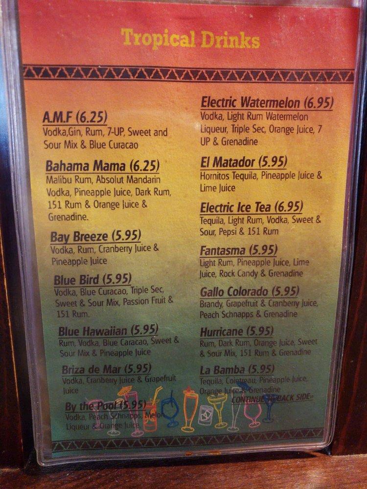 Menu at Casa de Reyes restaurant, Sweet Home