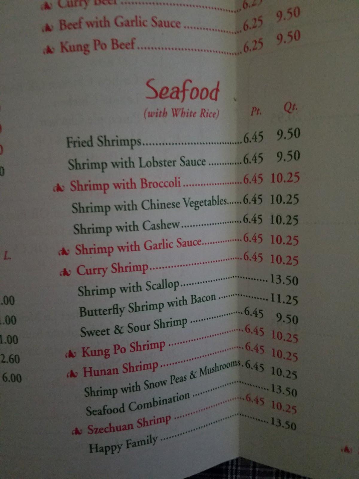 Menu at China Chef restaurant, Romulus, Wayne Rd