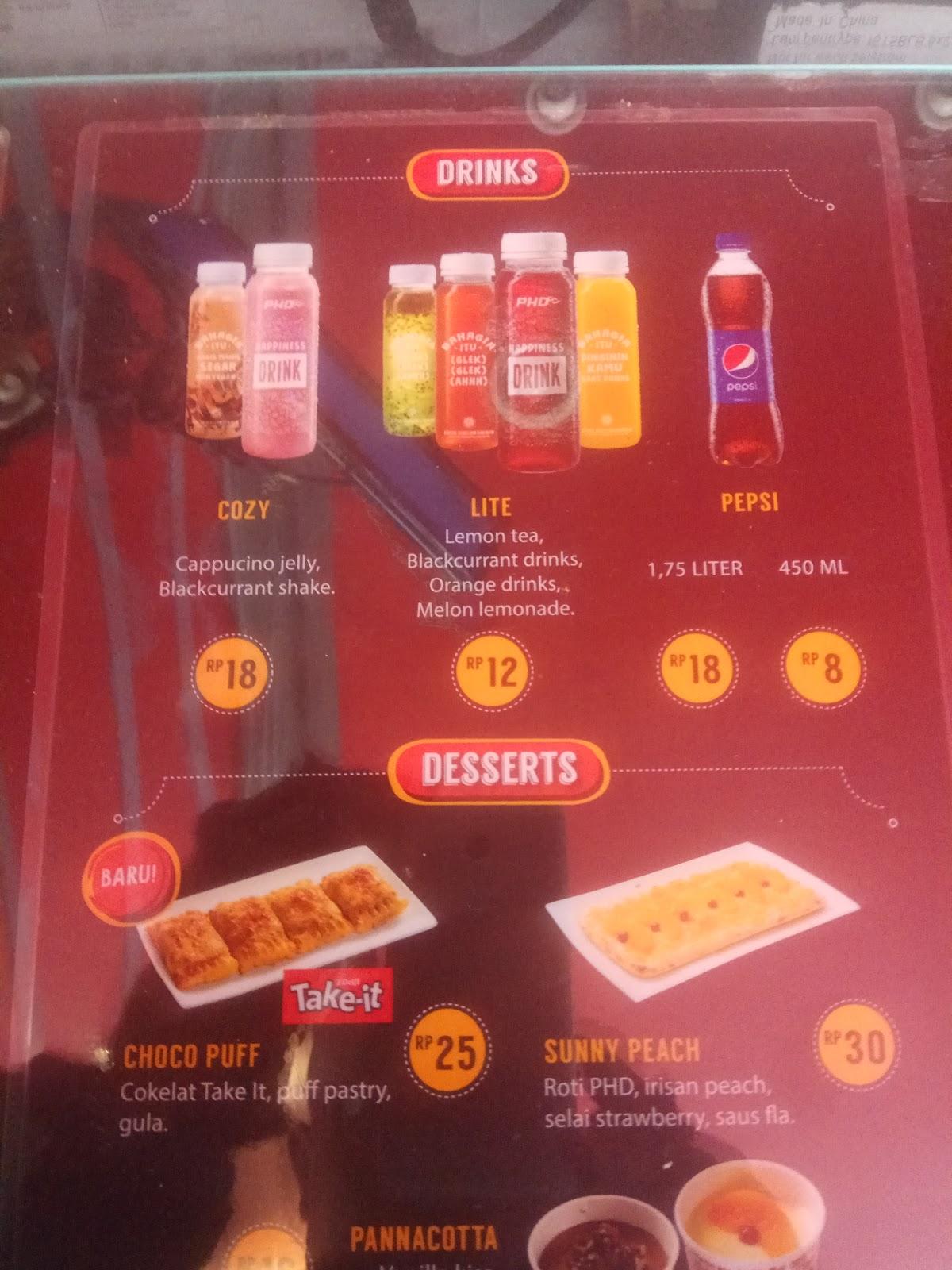Menu at Pizza Hut Delivery - PHD Indonesia pizzeria, Bogor, Jalan KH ...