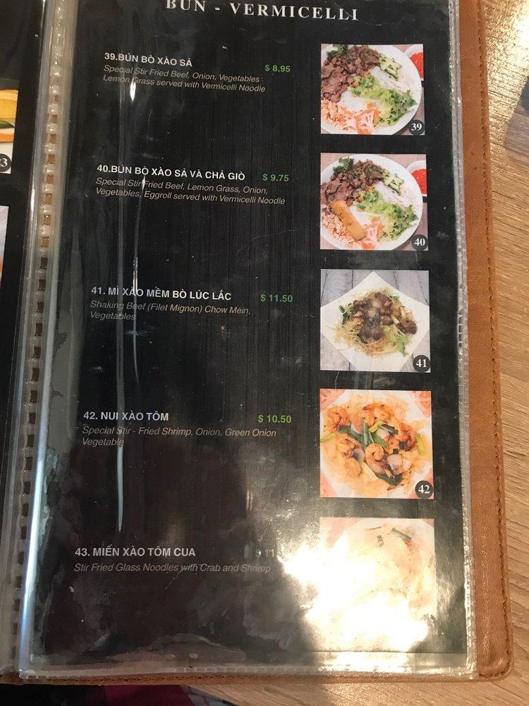 Menu at iLanet Coffee restaurant, Garden Grove