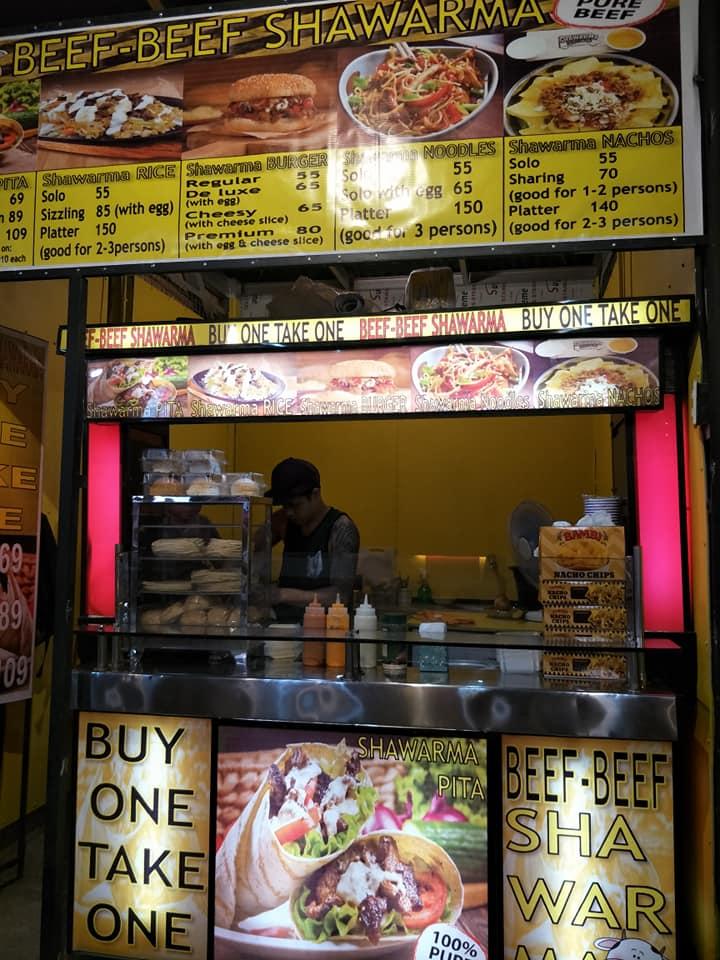 Menu at Beef Beef Shawarma Buy One Take One restaurant, Santa Cruz