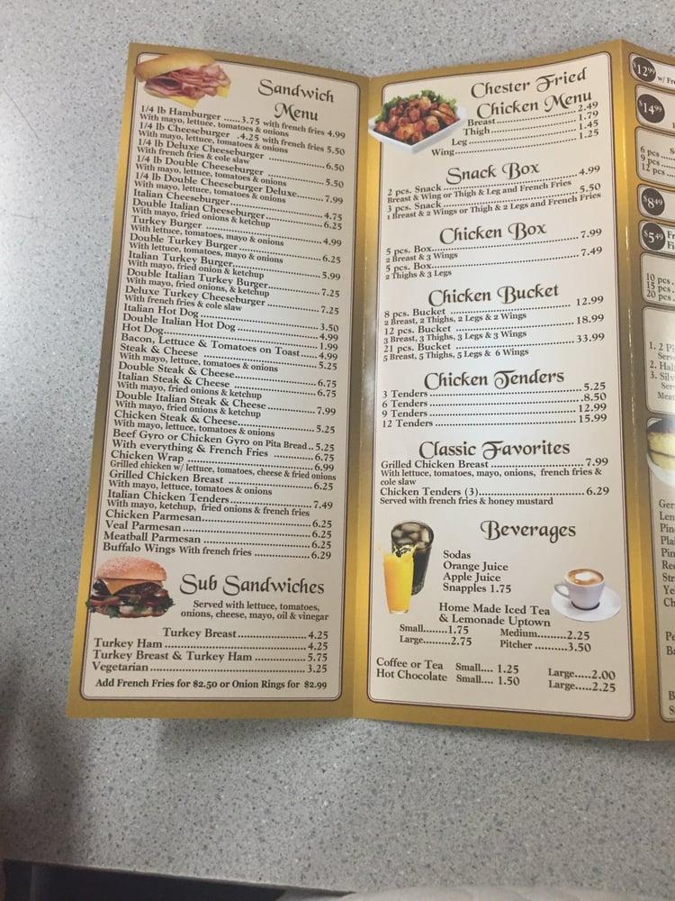 Menu at King's #1 Family Restaurant “Original Kings”, Newark, 361 Lyons Ave
