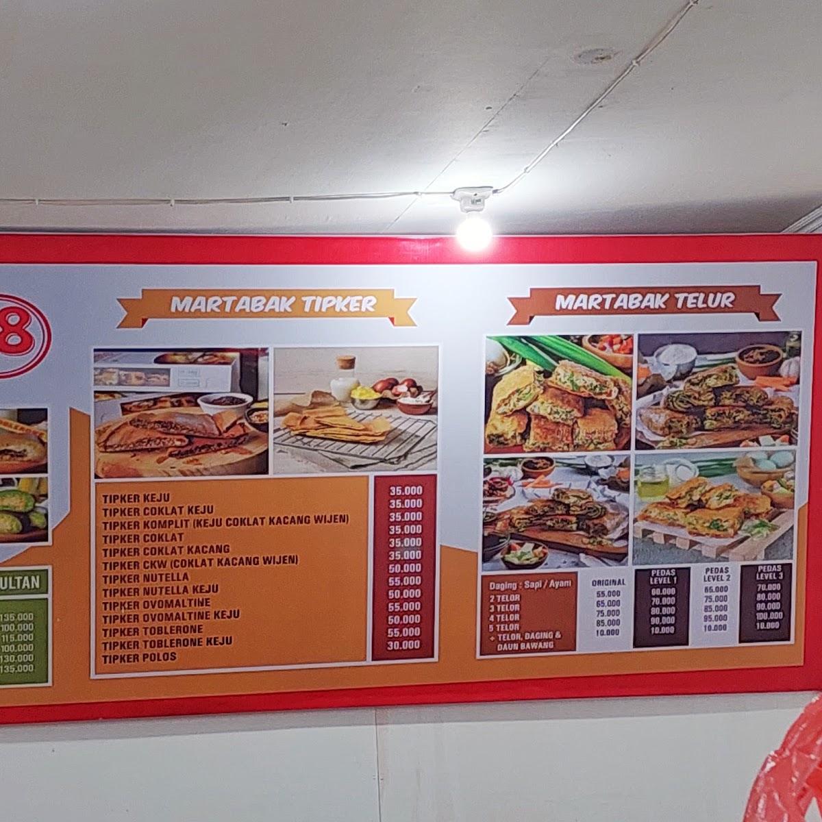 Menu at Martabak Pecenongan 78 restaurant, Pekanbaru