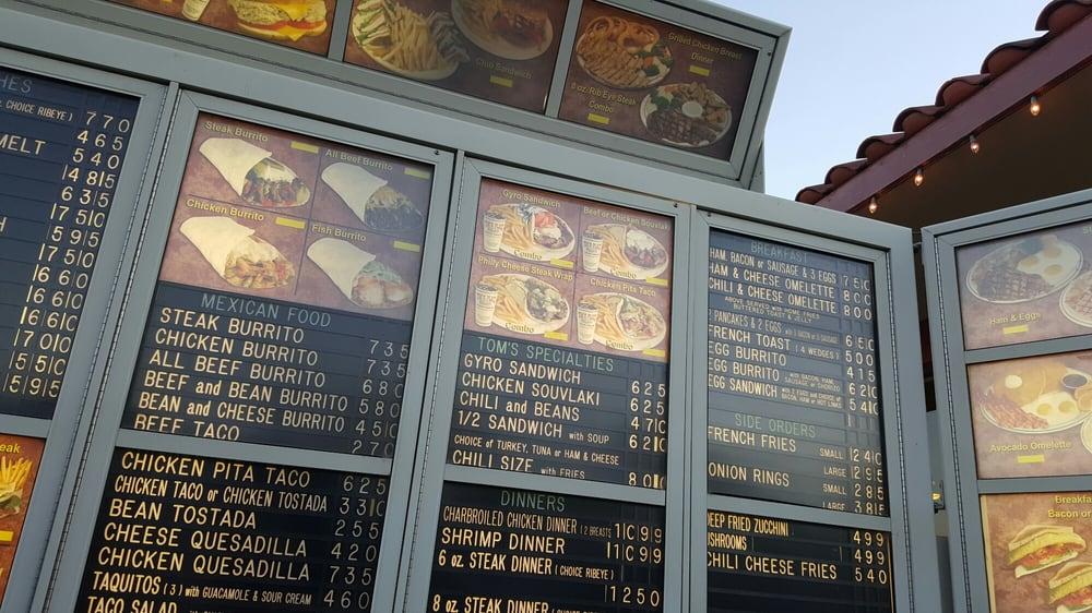 Menu at Perry's Place restaurant, Anaheim, E La Palma Ave