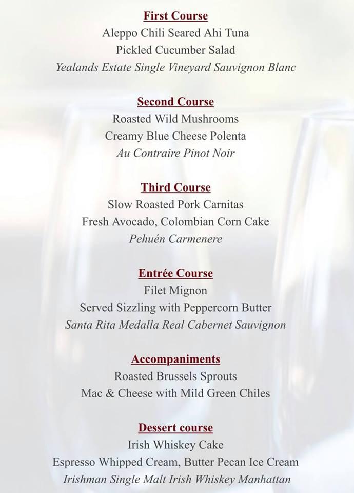 Menu at Ruth's Chris Steak House pub & bar, Fort Worth