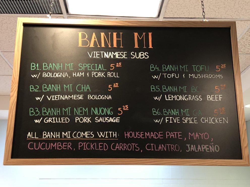 Menu at Boba Stop restaurant, Buffalo