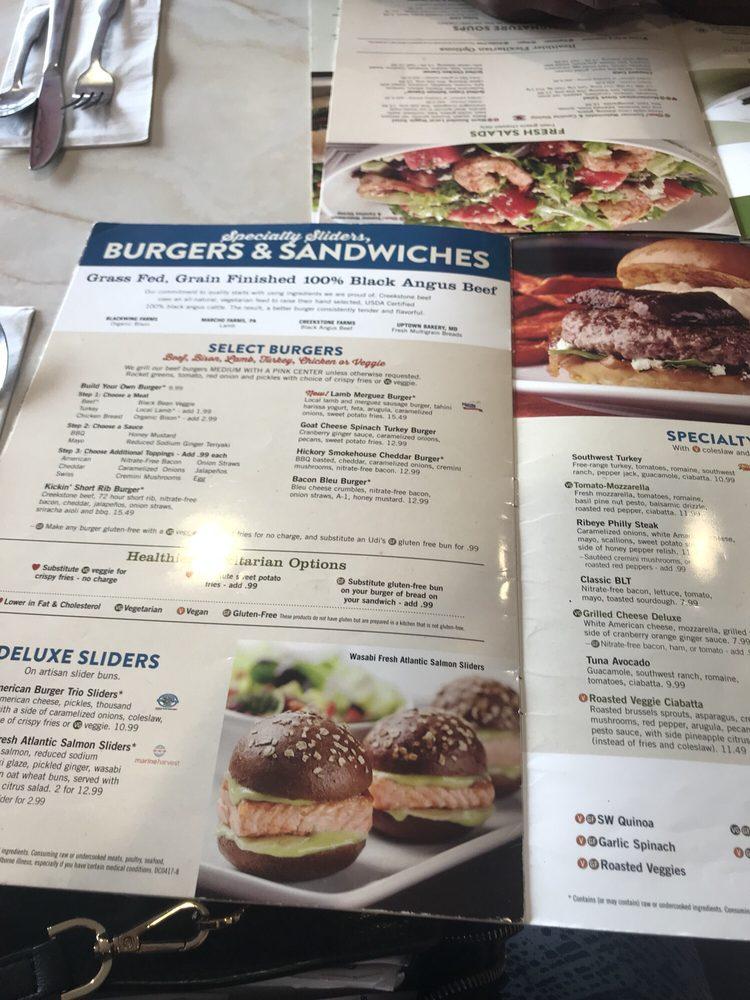 Menu at Silver Diner restaurant, Rockville, Rockville Pike