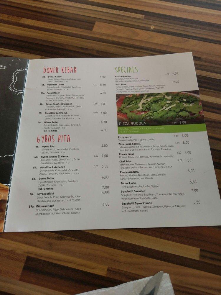 Speisekarte von Pizzeria Peppone, Wettringen