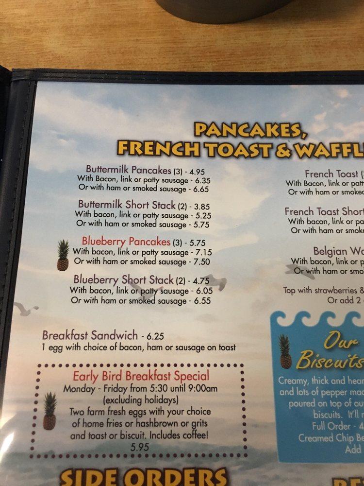 Menu at That Little Restaurant, Melbourne