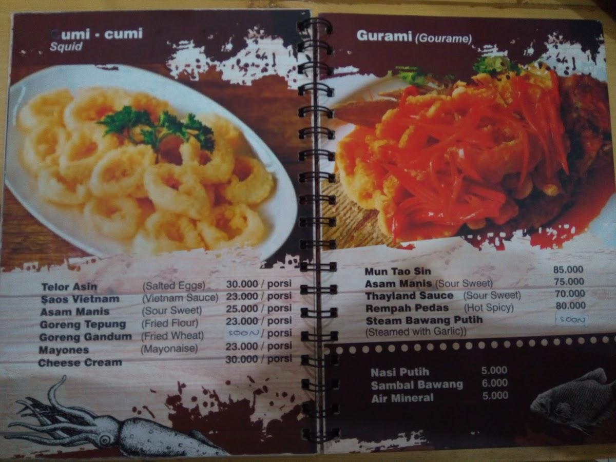 Menu at BAH BLENG restaurant, Madiun