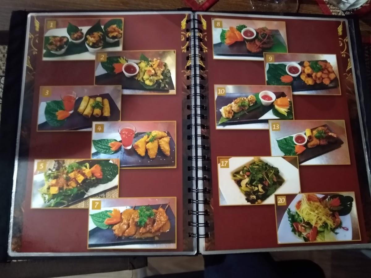 Menu at IN 2 THAI restaurant, Bungalow