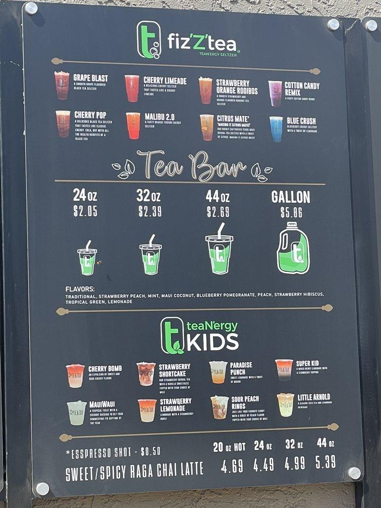 Menu at Tea2Go - Levelland, Levelland