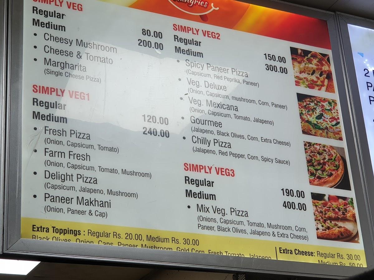 Menu at Hangries Barara Italian & Chinese Restaurant, Barara