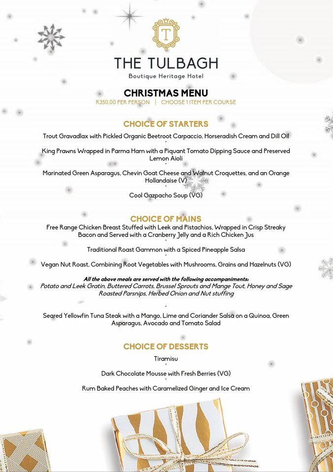 Menu at Olive Terrace Bistro restaurant, Tulbagh