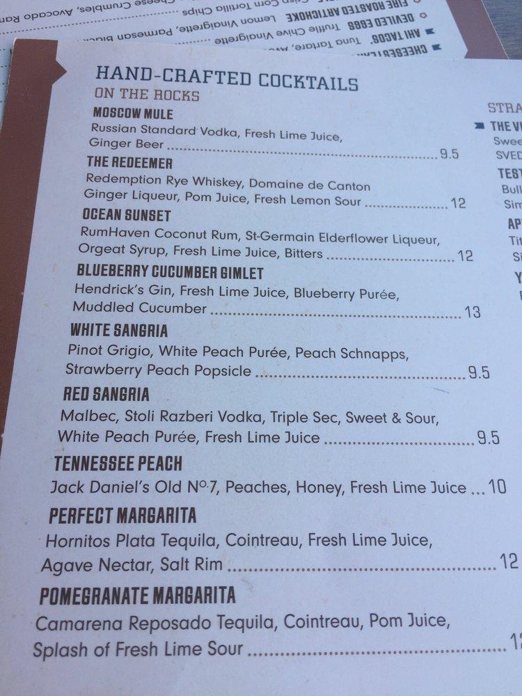 Menu at Del Frisco's Grille pub & bar, The Woodlands, Hughes Landing ...