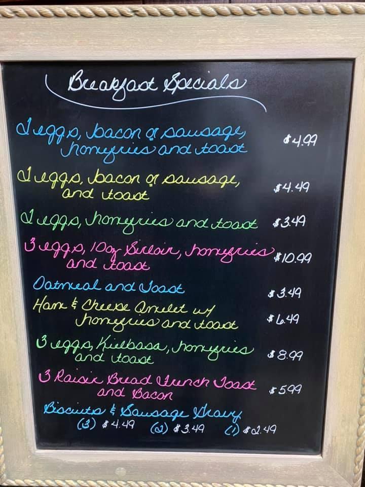 Menu at Variety's Restaurant, Massillon, Lincoln Way E