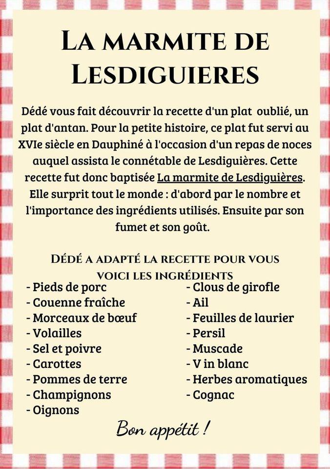 Menu at La Ferme à Dédé restaurant, Grenoble, 24 Rue Barnave