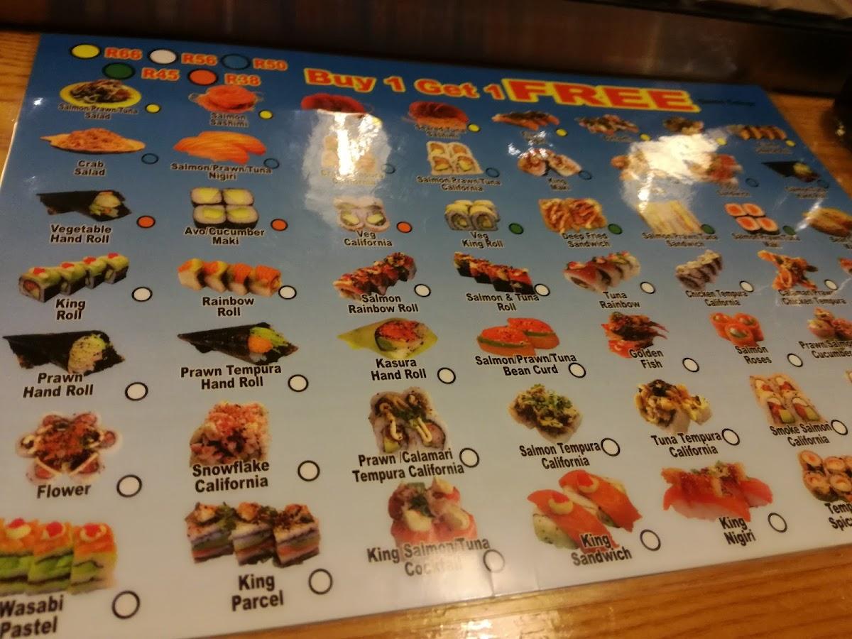 Menu at Best Of Asia Green Point restaurant, Cape Town, 105 Main Rd