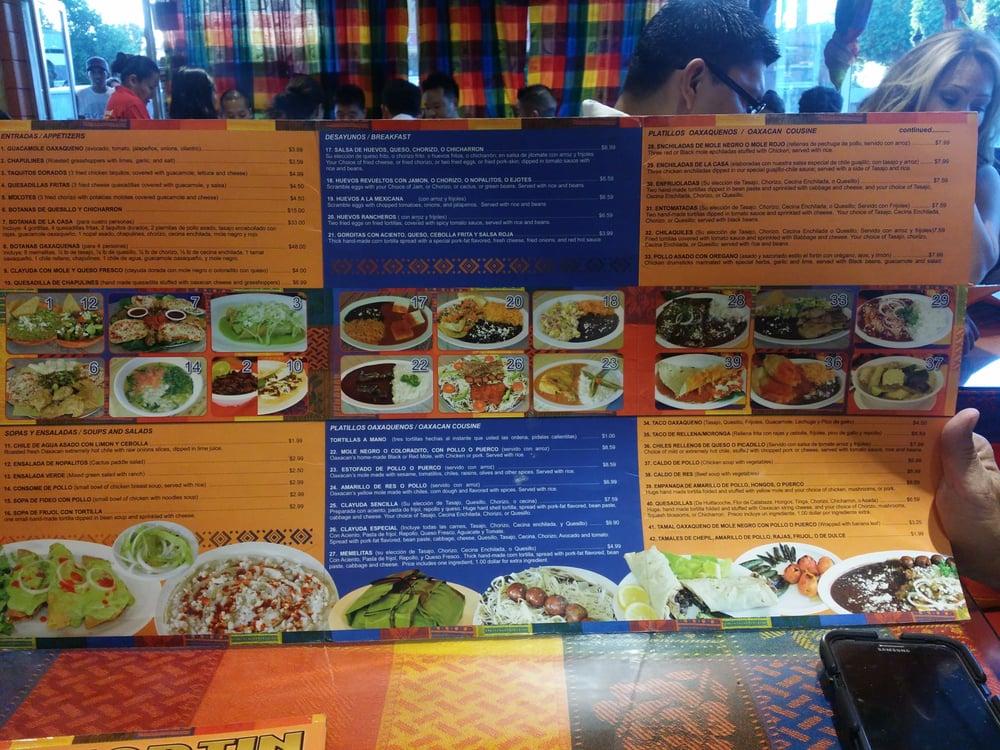Menu at El Fortin restaurant, Fullerton, 700 E Commonwealth Ave