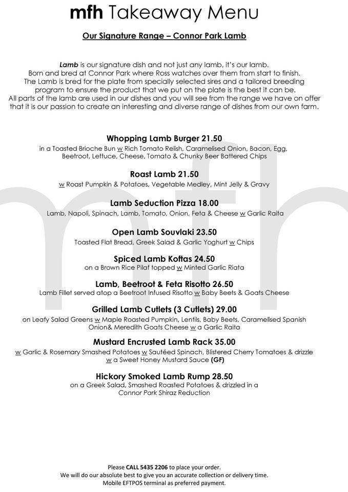 Menu at Marong Family Hotel restaurant, Marong