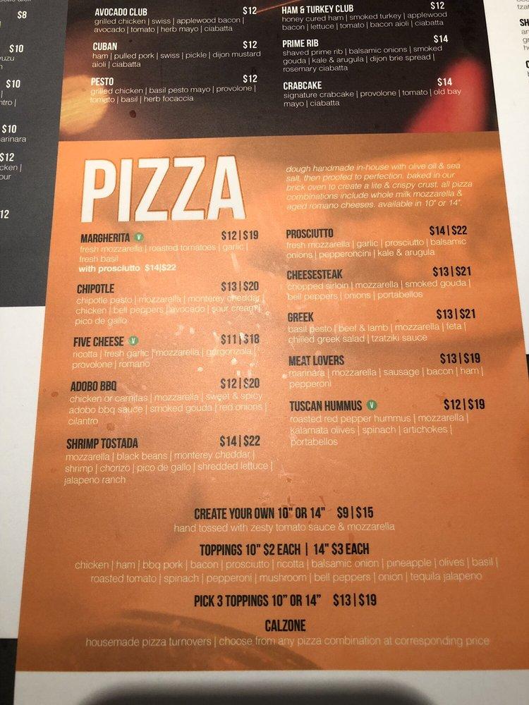 Menu at Cafe Del Sol, Hagerstown