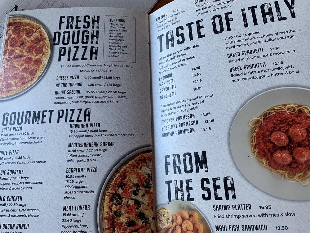Menu at No Name Pizza and Subs pizzeria, Beaufort