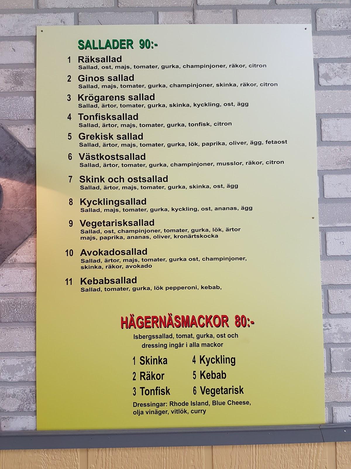 Menu at Pizzabutik Edita pizzeria, Täby