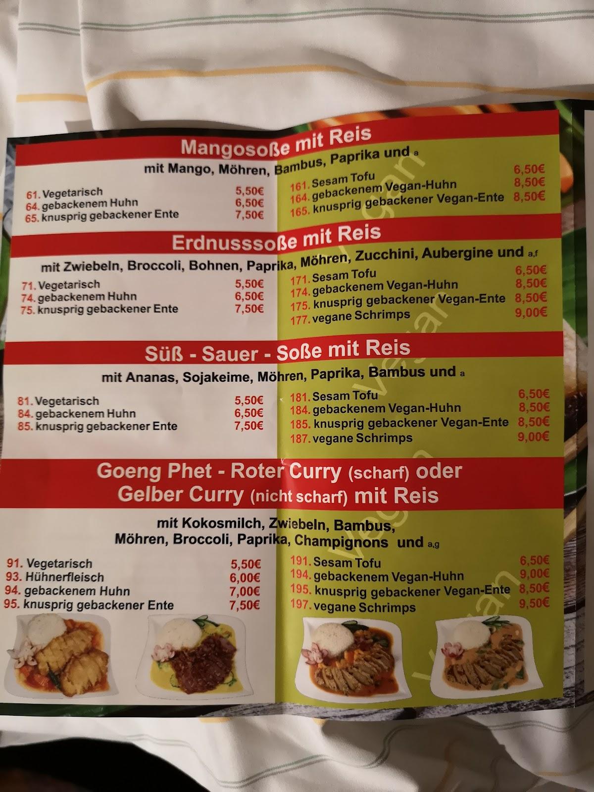 Speisekarte von Vegan Express restaurant, Leipzig