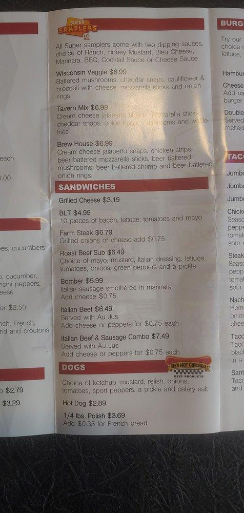 Menu at Jester's Double D Pizza pizzeria, Waukegan
